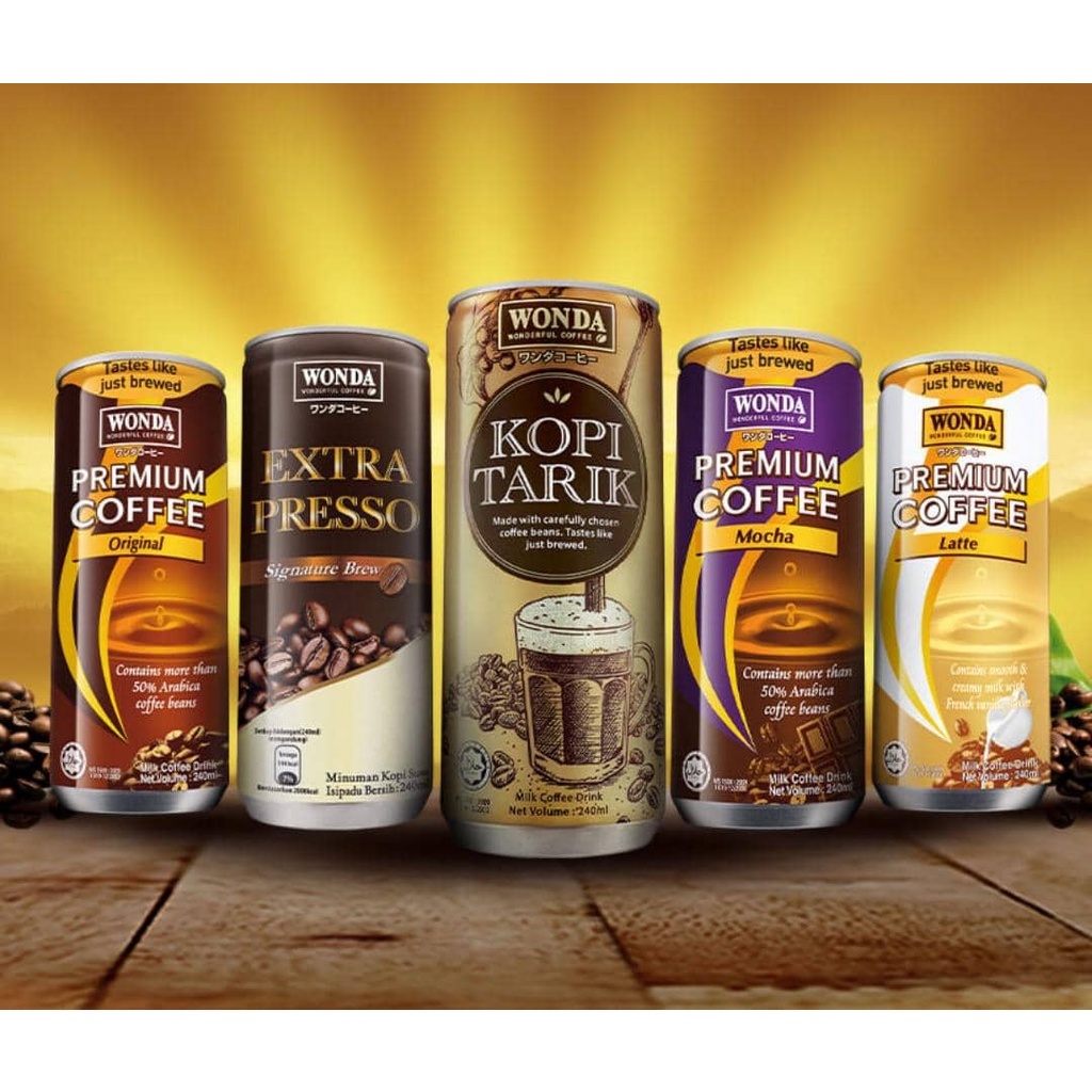 Wonda Coffee 240ml x 24 tin (1 Ctn)(1oder maximum 2Ctn) | Shopee Malaysia