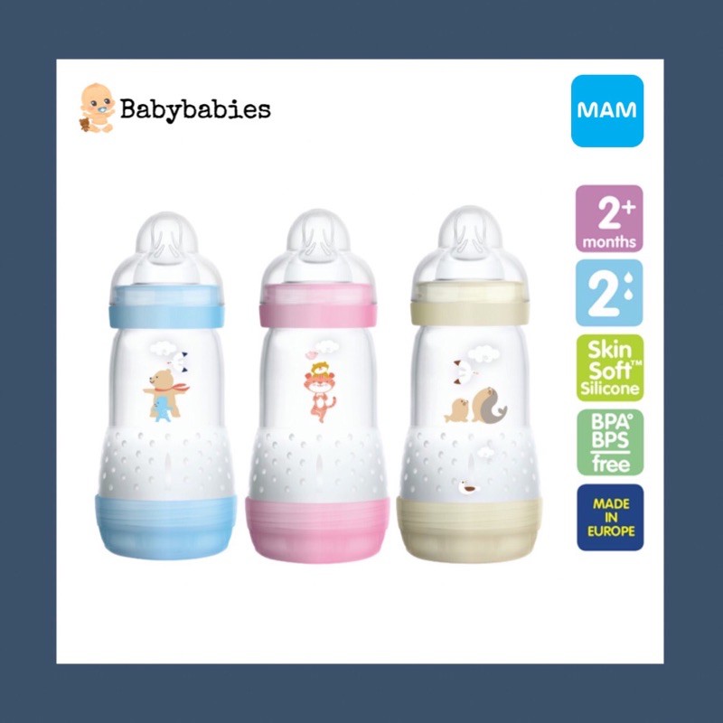 MAM Easy Start Anti-Colic Bottle 260ml (2months+) | Shopee Malaysia