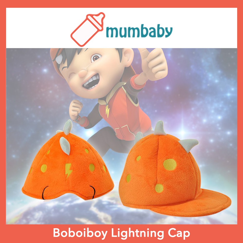 MB Boboiboy Lightning Orange Cap Toys Petir Oren Topi Mainan (Random ...
