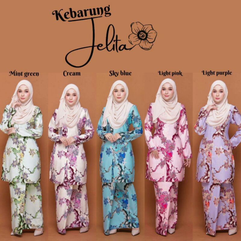 [SIZE XS-5XL]KEBARUNG MODEN JELITA BATIK | KEBARUNG LABUH MODEN ...