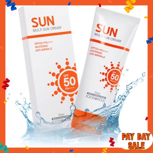 ABBY FOODAHOLIC Sunscreen Multi sun cream SPF 50+ PA +++ (70ml ...
