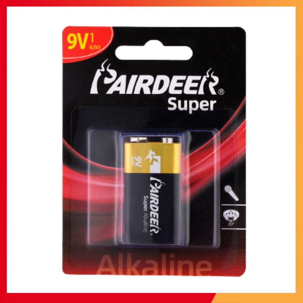 PAIRDEER SUPER ALKALINE 9V BATTERY | Shopee Malaysia