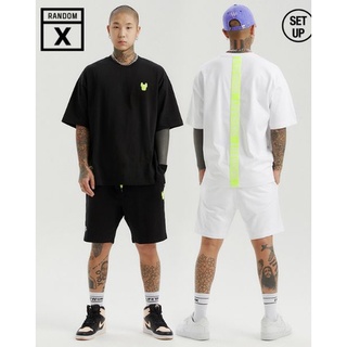 Lifework Hideaway Korea Neon Wapen Oversize Tee + Pants (S425) (Men, M ...