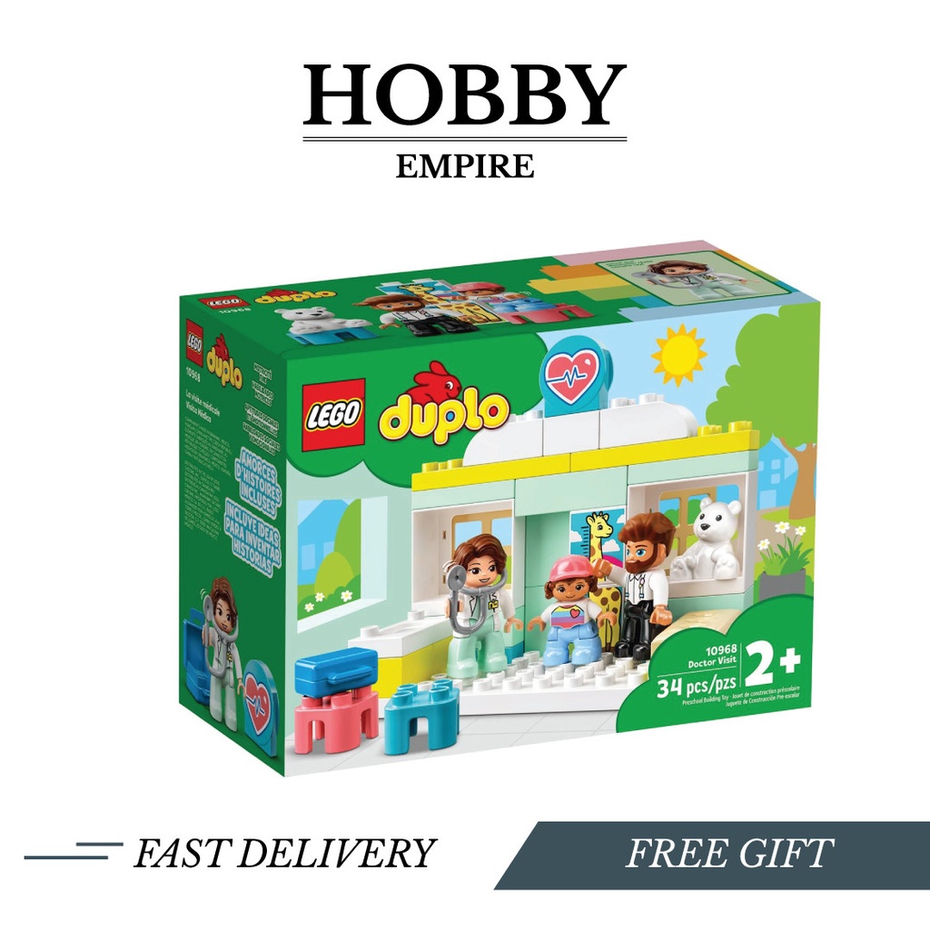 LEGO Duplo 10968 Doctor Visit *Original LEGO Set Extra Bubble Wrap When ...