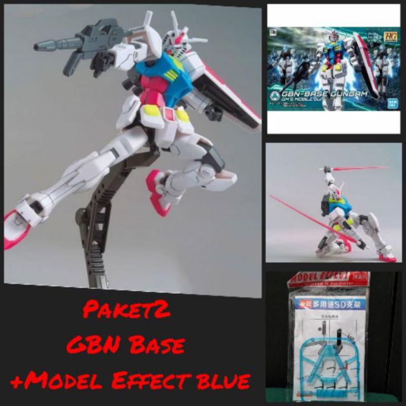 Gundam hg Bandai 1/144 HGBD GBN-base GUNDAM+action stand base optionall ...