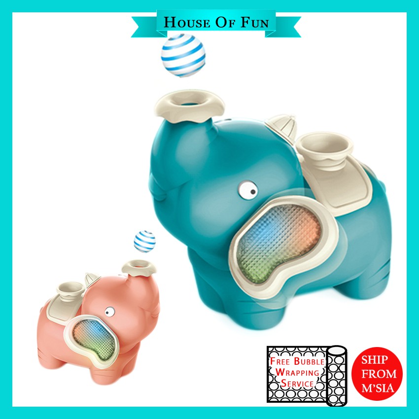 Colorful Elephant Toy Elephant Blowing Floating Ball Humidifier ...