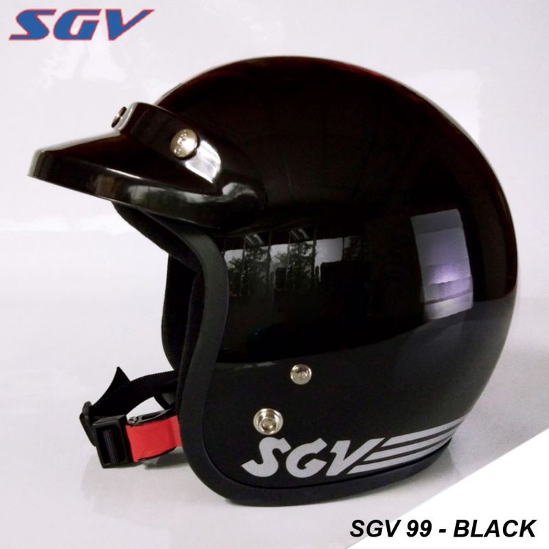 SGV 99 Helmet / Topi Keledar (BLACK) 100% Original | Shopee Malaysia