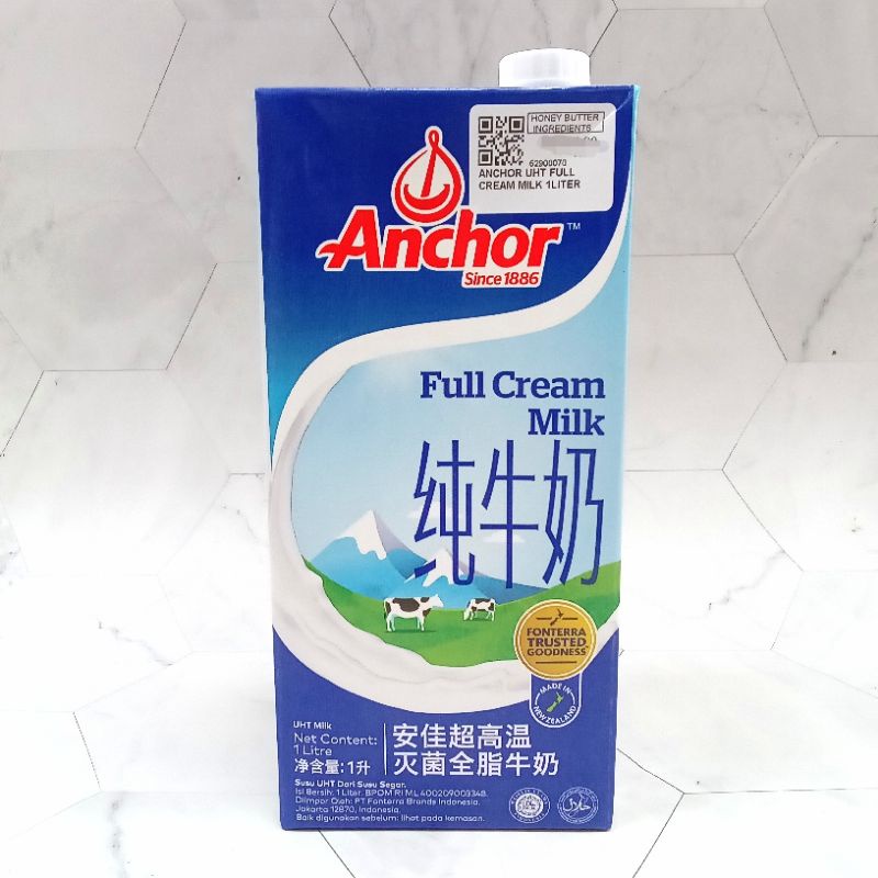 [Ready Stock] Anchor UHT Full Cream Milk 1 Liter | Shopee Malaysia