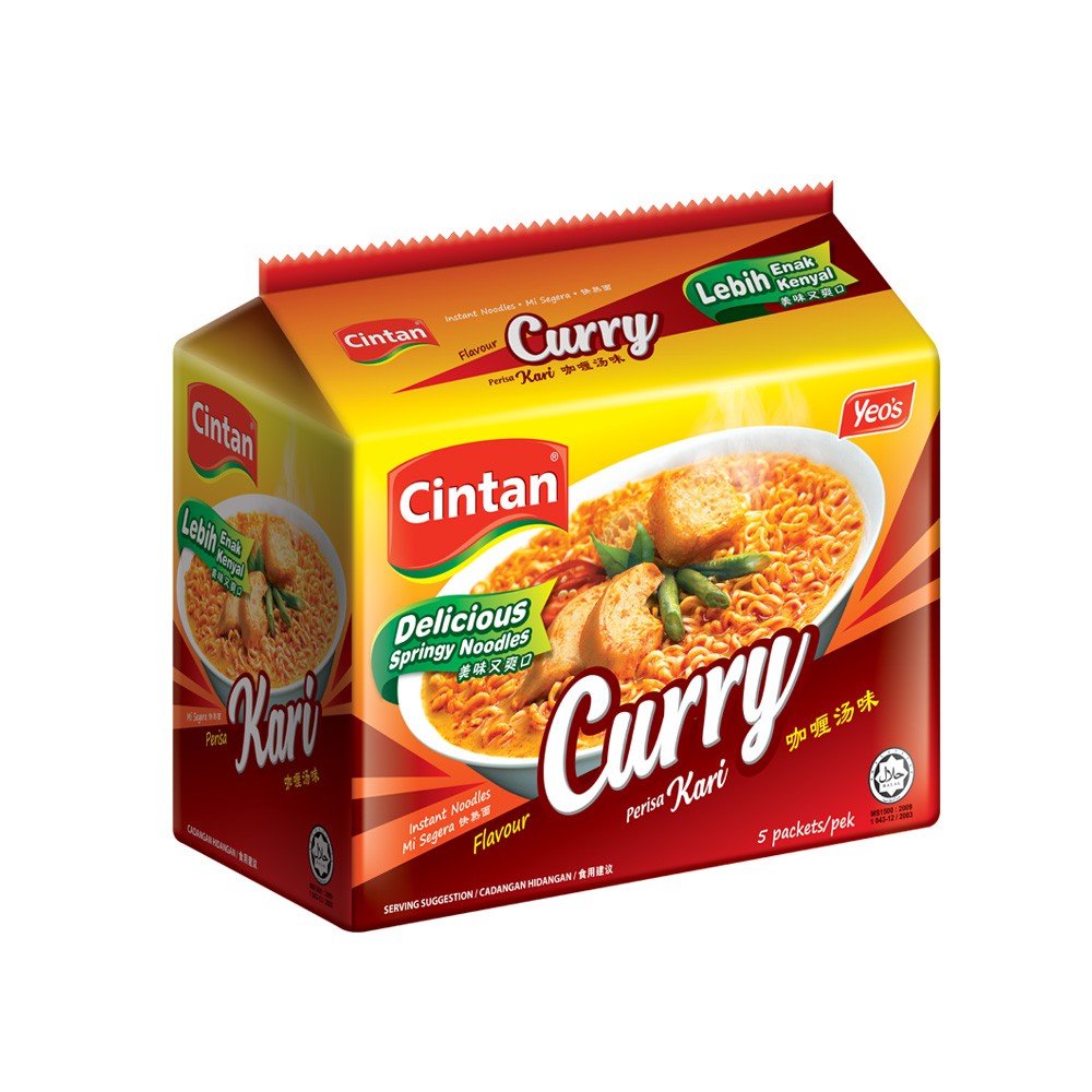Cintan Curry Instant Noodles/ Perisa Kari (5x76g) | Shopee Malaysia