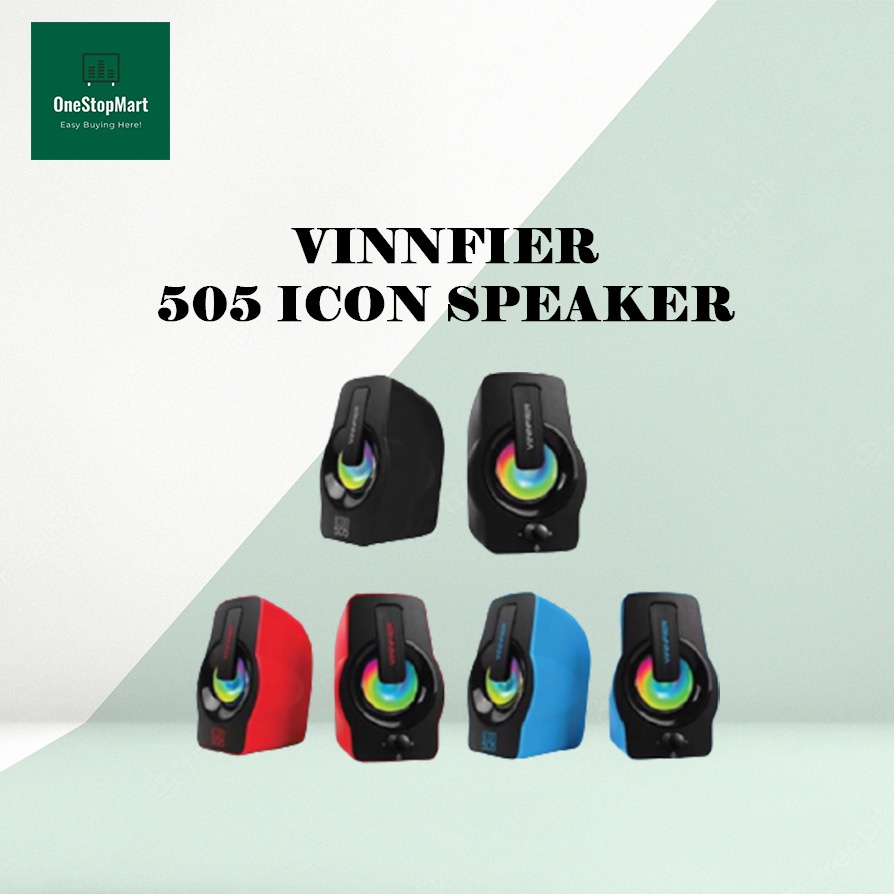 USB Speaker Laptop Desktop PC Computer Official Vinnfier Icon 505 ...