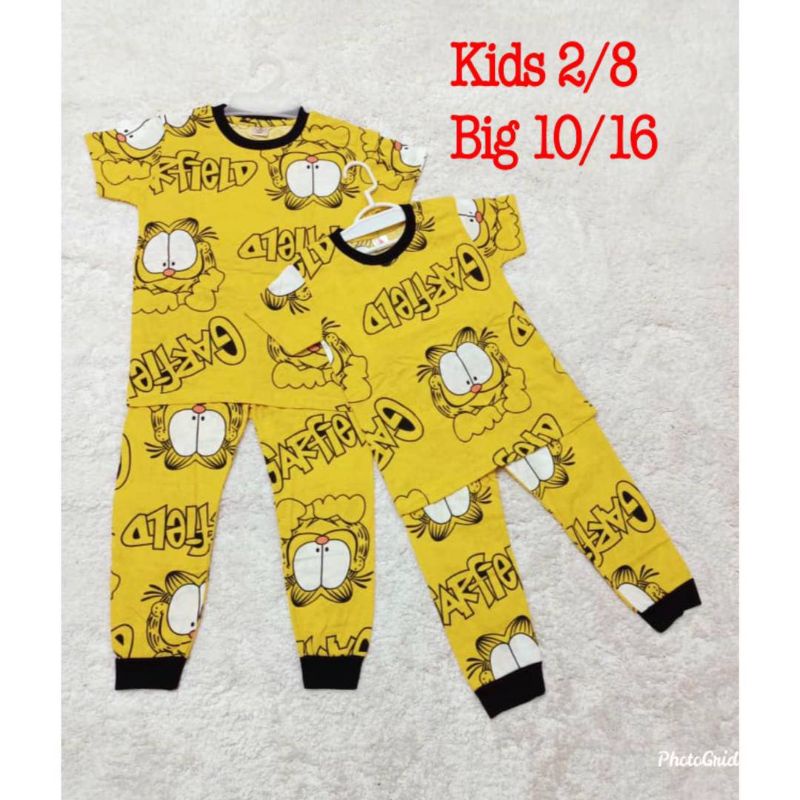 pyjamas Garfield (unisex) | Shopee Malaysia