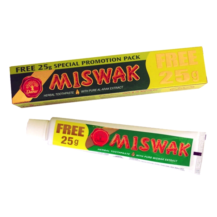 Dabur Miswak Herbal Toothpaste 50g + 25g Promo Pack (Ubat Gigi Miswak ...