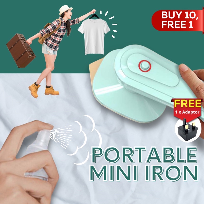 Portable Mini Iron / Travel Iron / Handheld Iron / Ironing Machine ...