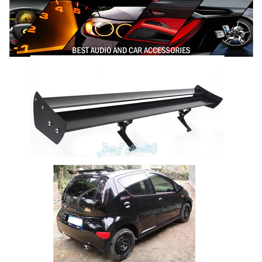 GT Wing Adjustable Double Aluminum Hatchback Spoiler | Shopee Malaysia