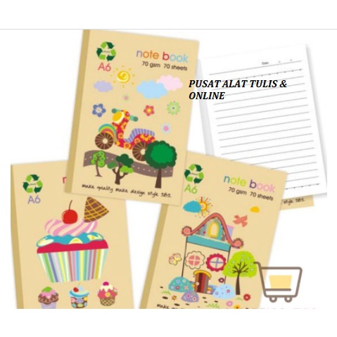 Step By Step A6 Note Book ( NBS 0204 ) | Shopee Malaysia