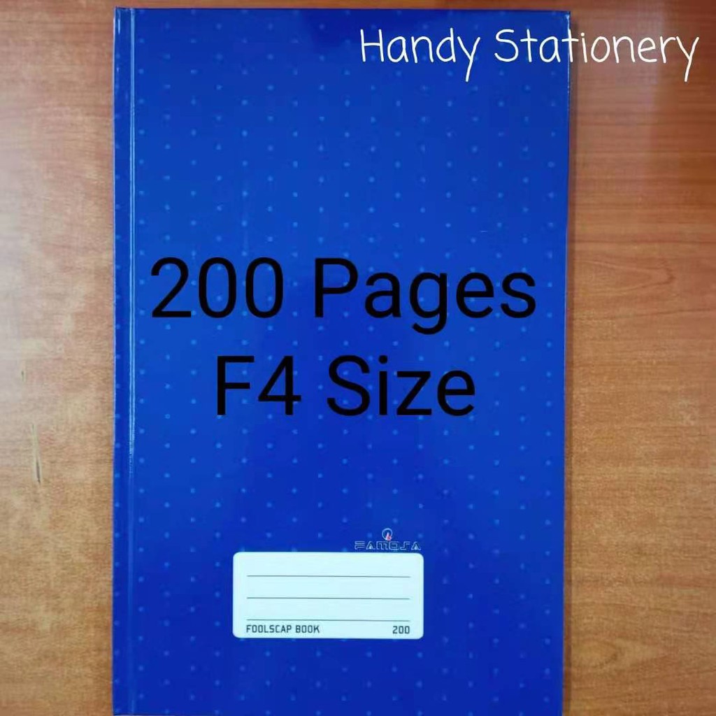 Famosa F4 Hard Cover Foolscap Book (200 Pages) | Shopee Malaysia Famosa F4 Hard Cover Foolscap Book (200 Pages) | Shopee Malaysia