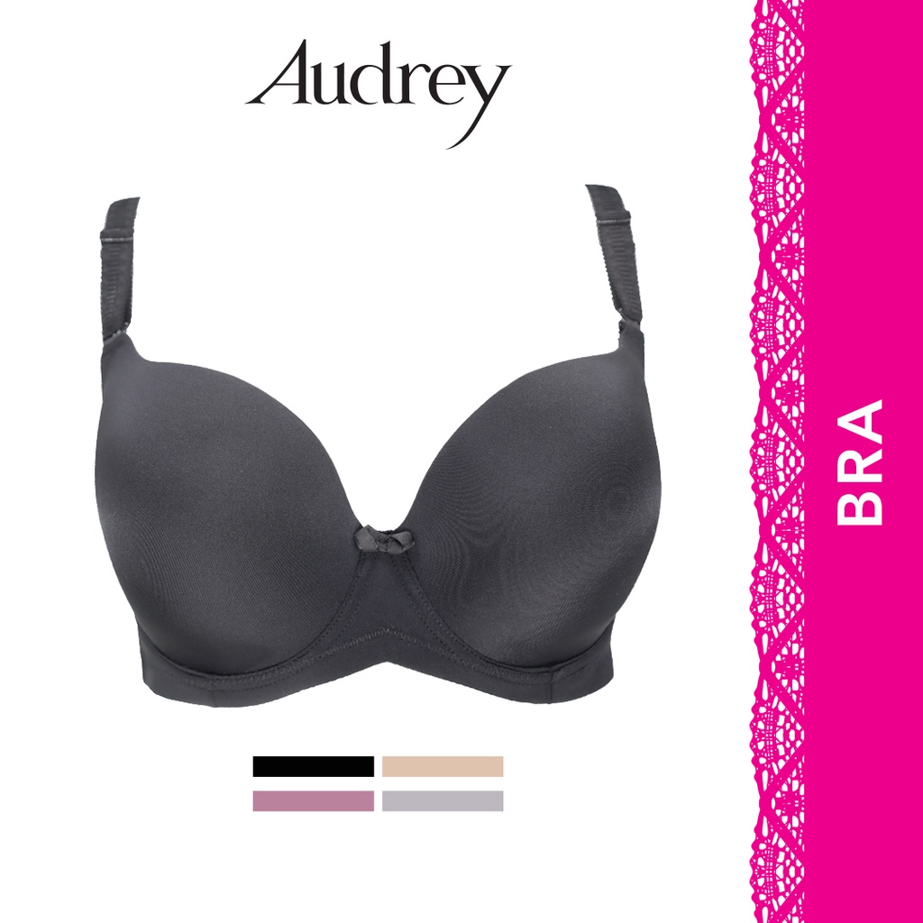 Audrey Wired 3/4 Moulded T-shirt Bra - C & D Cup Size 73-1871 | Shopee ...