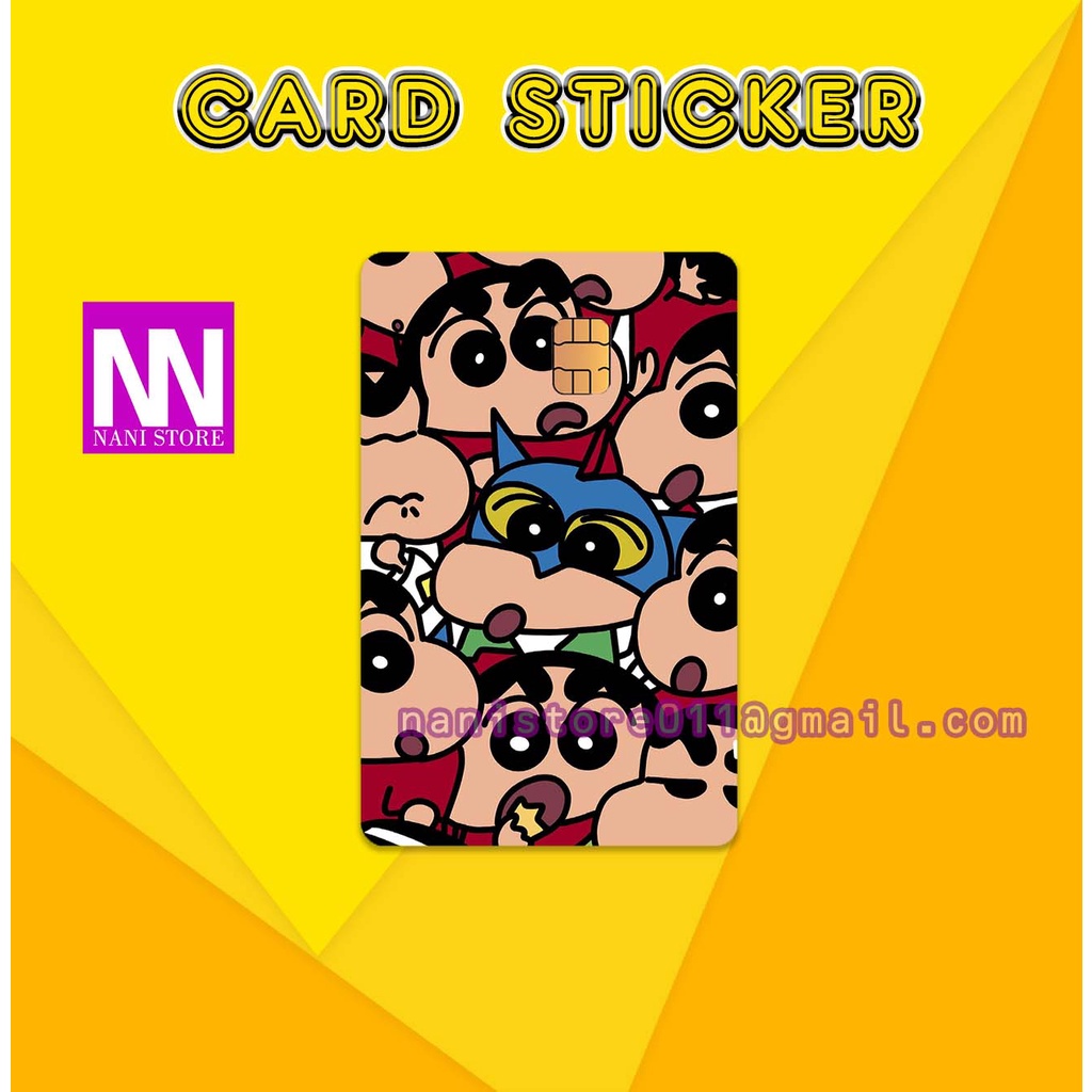 SHINCHAN TOUCH AND GO CARD STICKER - SHIN CHAN KAD STICKER - SHIN CHAN TNGO STICKER - SHIN CHAN ...