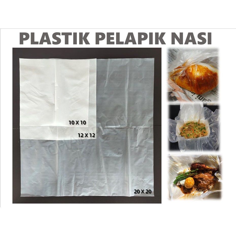 HM Plastic Sheet (250g) - Plastik Keping Pelapik Nasi Lemak - Plastik ...