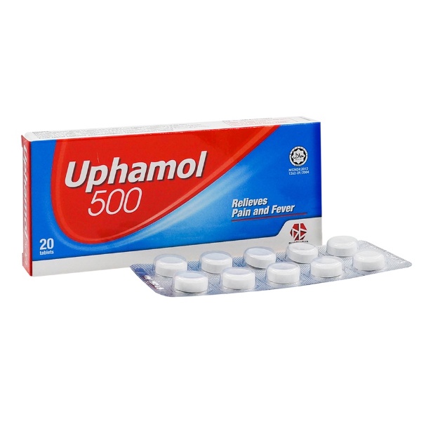 Uphamol 500mg 1 strip (10s) | Shopee Malaysia