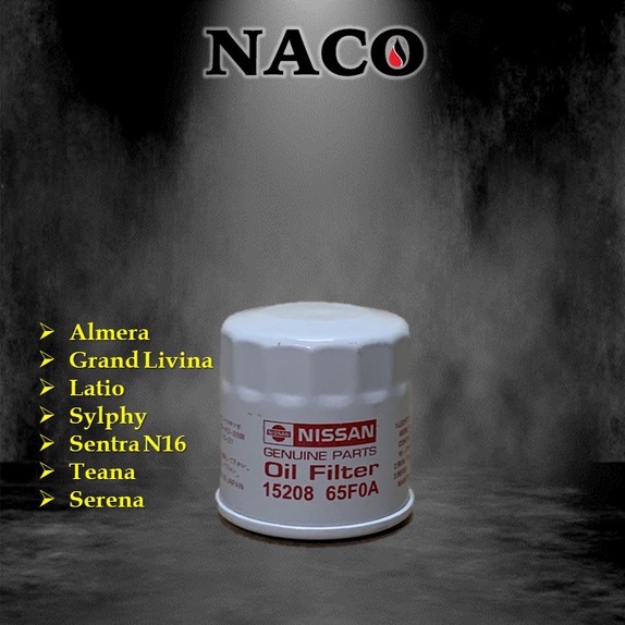 Nissan Car Oil Filter 15208-65F00 | Shopee Malaysia