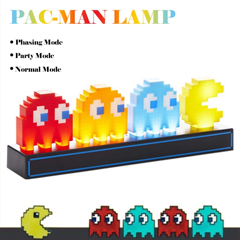 Pac-man 3D LED lamp for playing pixels, icons, visual visions retro ...