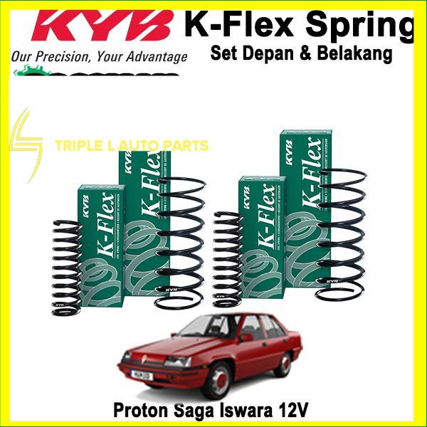 Proton Saga Iswara 12V KYB KAYABA Original K-Flex Coil Spring Set ...