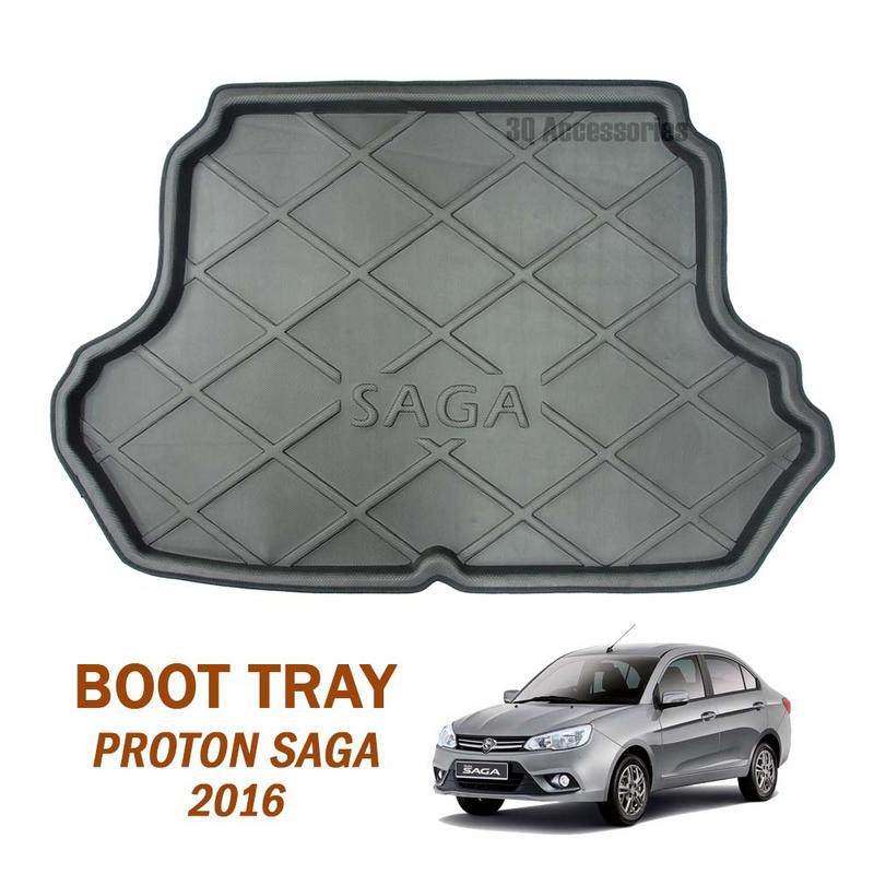 Car Boot Tray Luggage Cargo Trunk Tray For Proton Saga 2016 | Shopee ...