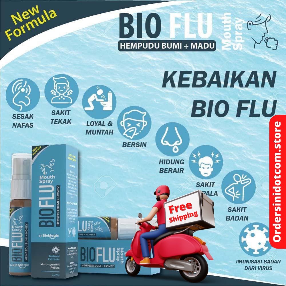 Free Shipping RM0 Bio Flu By Bio Magic Khas Untuk Merawat Sesak Nafas ...