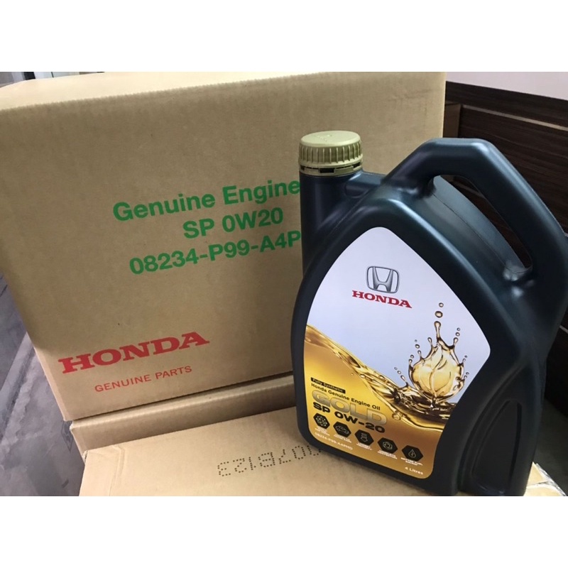 HONDA FULLY SYNTHETIC GENUINE ENGINE OIL SP 0W20 ( 4L ) 08234-P99-A4PMD ...