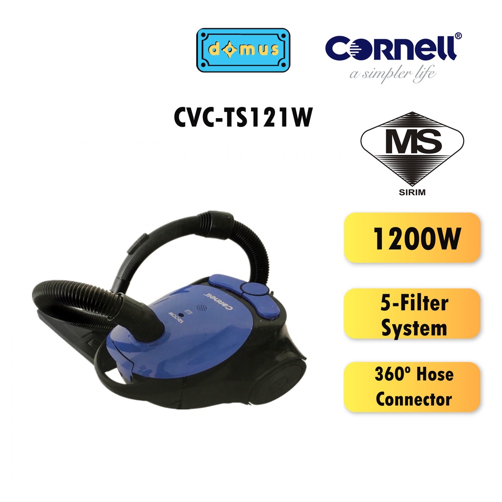 Cornell Vacuum Cleaner CVC-TS121W | Shopee Malaysia