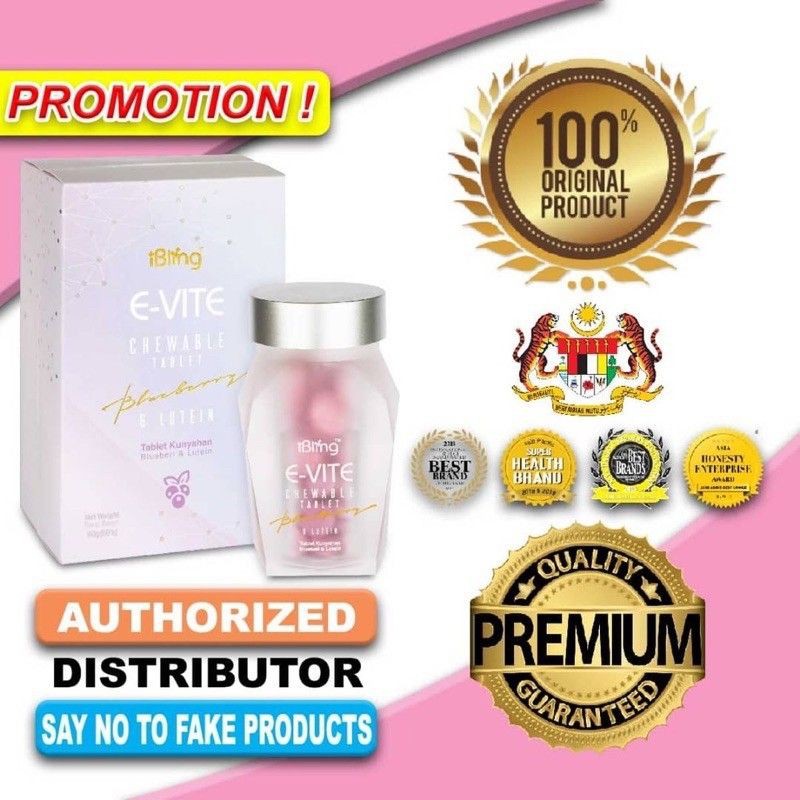 E-VITE (iBling Series) 100%Original with Halvec Sticker | Shopee Malaysia