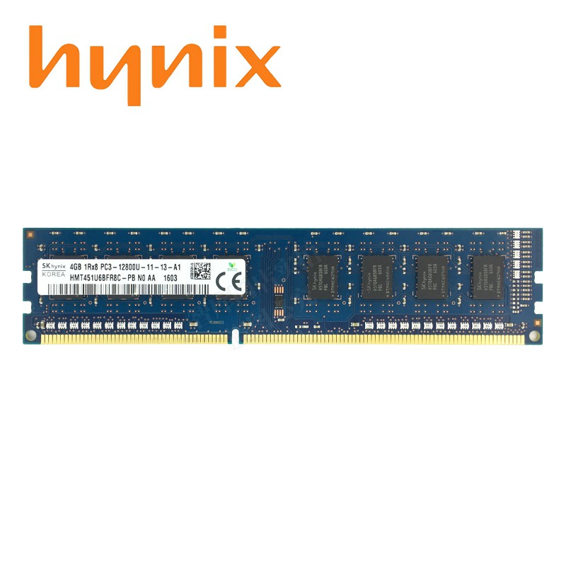 SK Hynix 4GB 8GB 2RX8 PC3-12800U DDR3 1600MHz 240pin 1.5V DIMM PC RAM Desktop Memory | Shopee ...