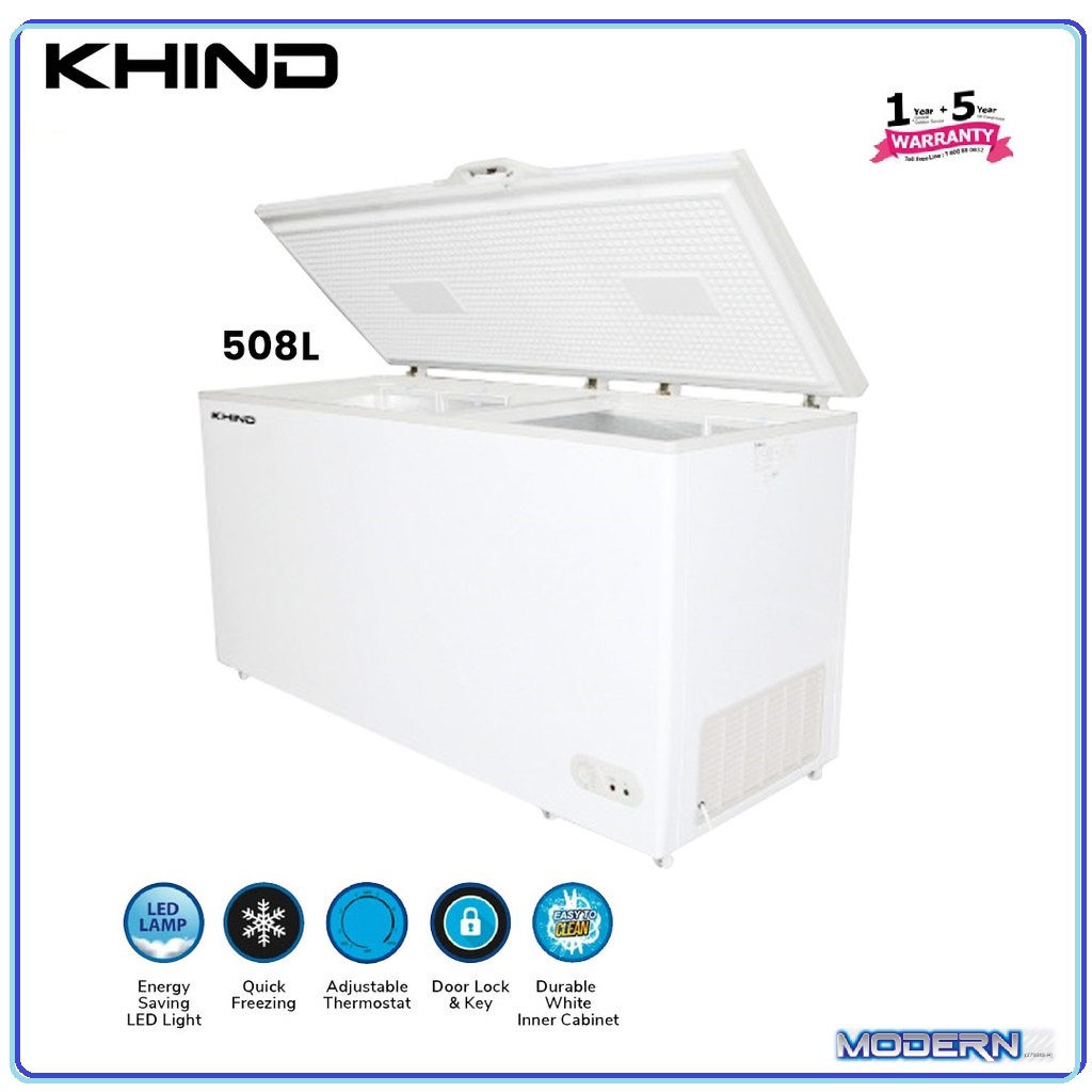 KHIND 508L CHEST FREEZER FZ508 (Melaka only) | Shopee Malaysia