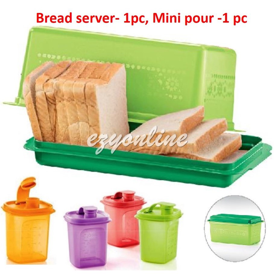 Tupperware Bread Server-Mini Pour Set ( 1pc each) | Shopee Malaysia