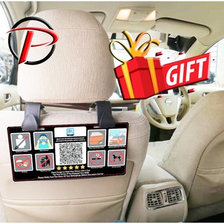 E-hailing Mysejahtera Driver Sign / Grab Rating Sticker | Shopee Malaysia