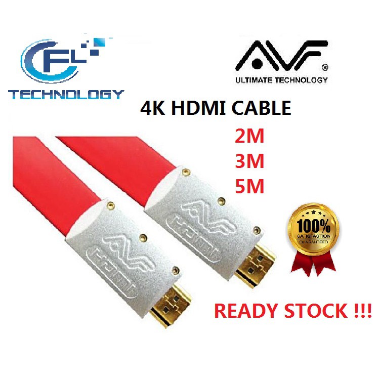 Avf Premium Hdmi 19Pin Male To Male High-Speed WithEthernet Cable ...