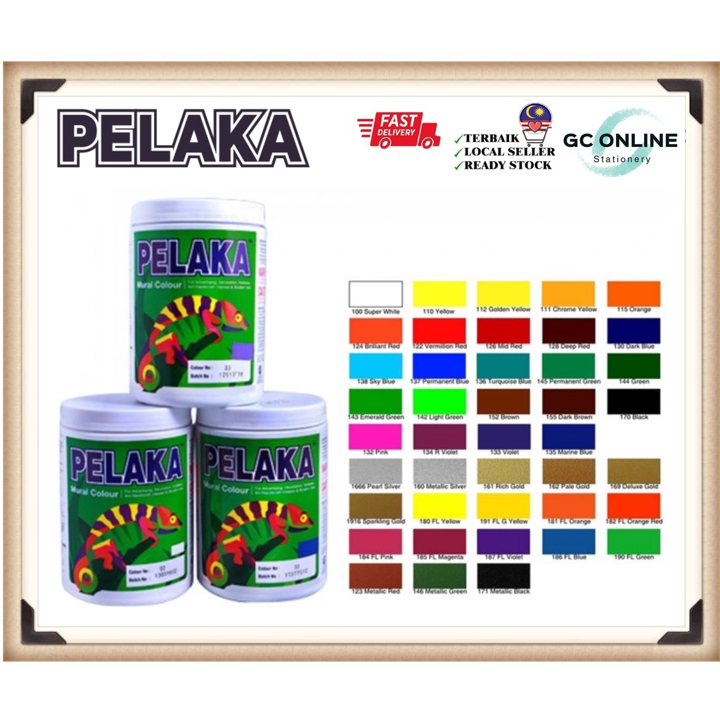 Pelaka Mural Colour 1KG (Normal Colour & Special Colour) | Shopee Malaysia