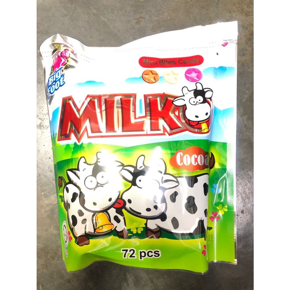 Big Foot Milko Tablet Candy Milk 5g x 72s | Shopee Malaysia