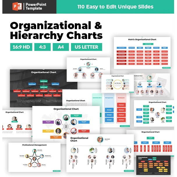 Organizational Chart and Hierarchy PowerPoint Template | Shopee Malaysia