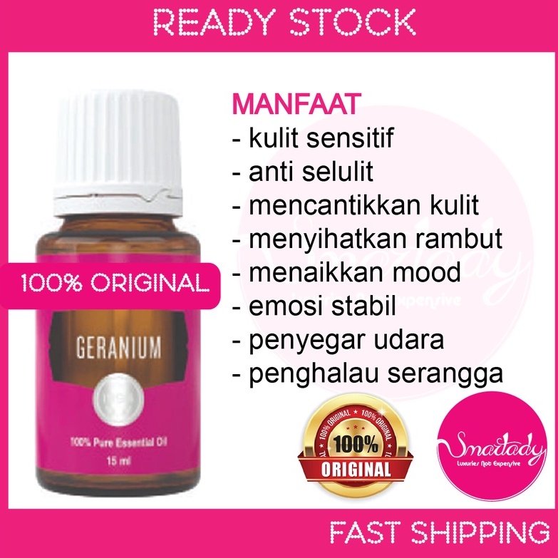 [SL] Young Living Geranium essential oil blend 15ml 5ml 2ml / YL pure ...