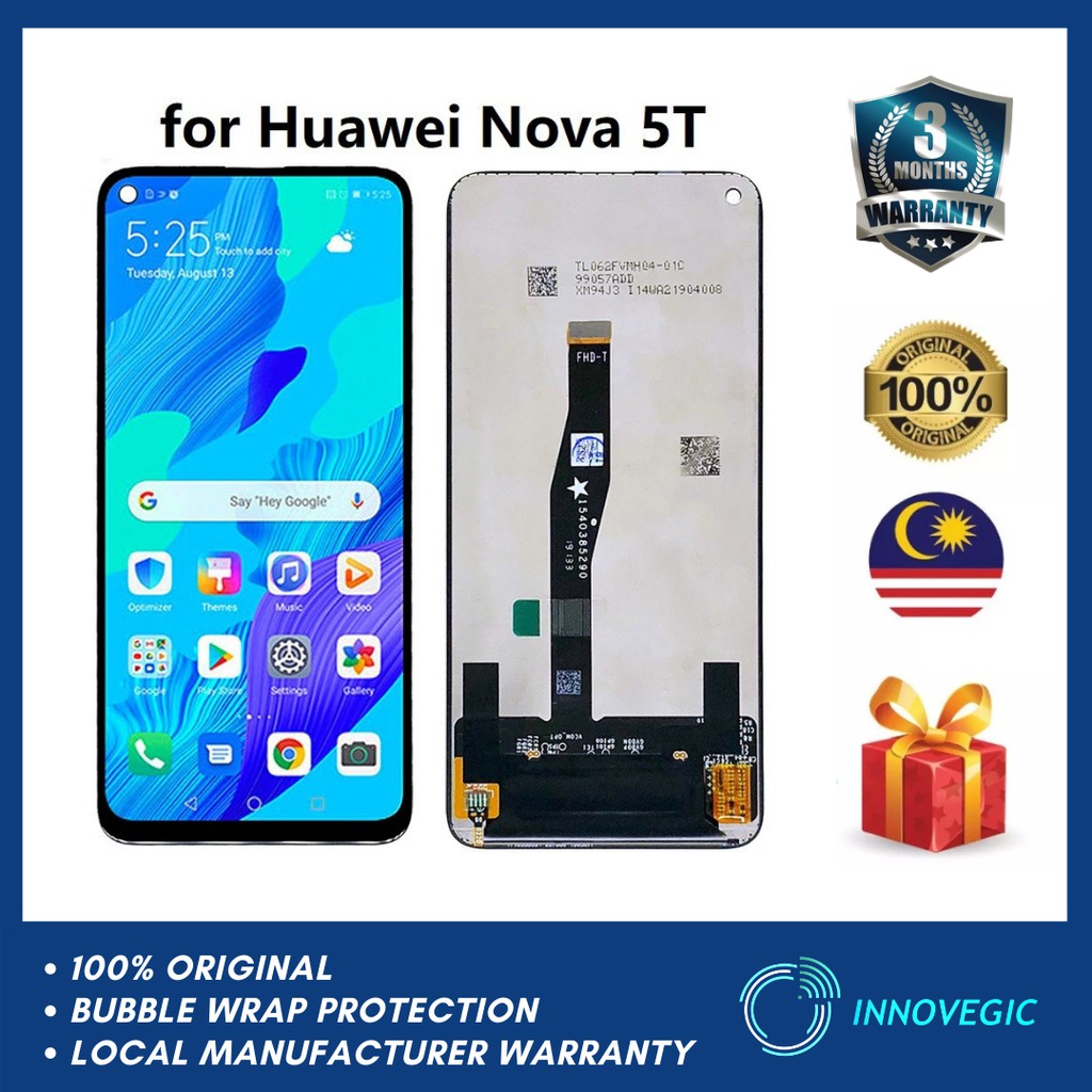 ORIGINAL LCD TOUCH SCREEN FOR HUAWEI NOVA 5T LCD WITH TOUCH DIGITIZER ...