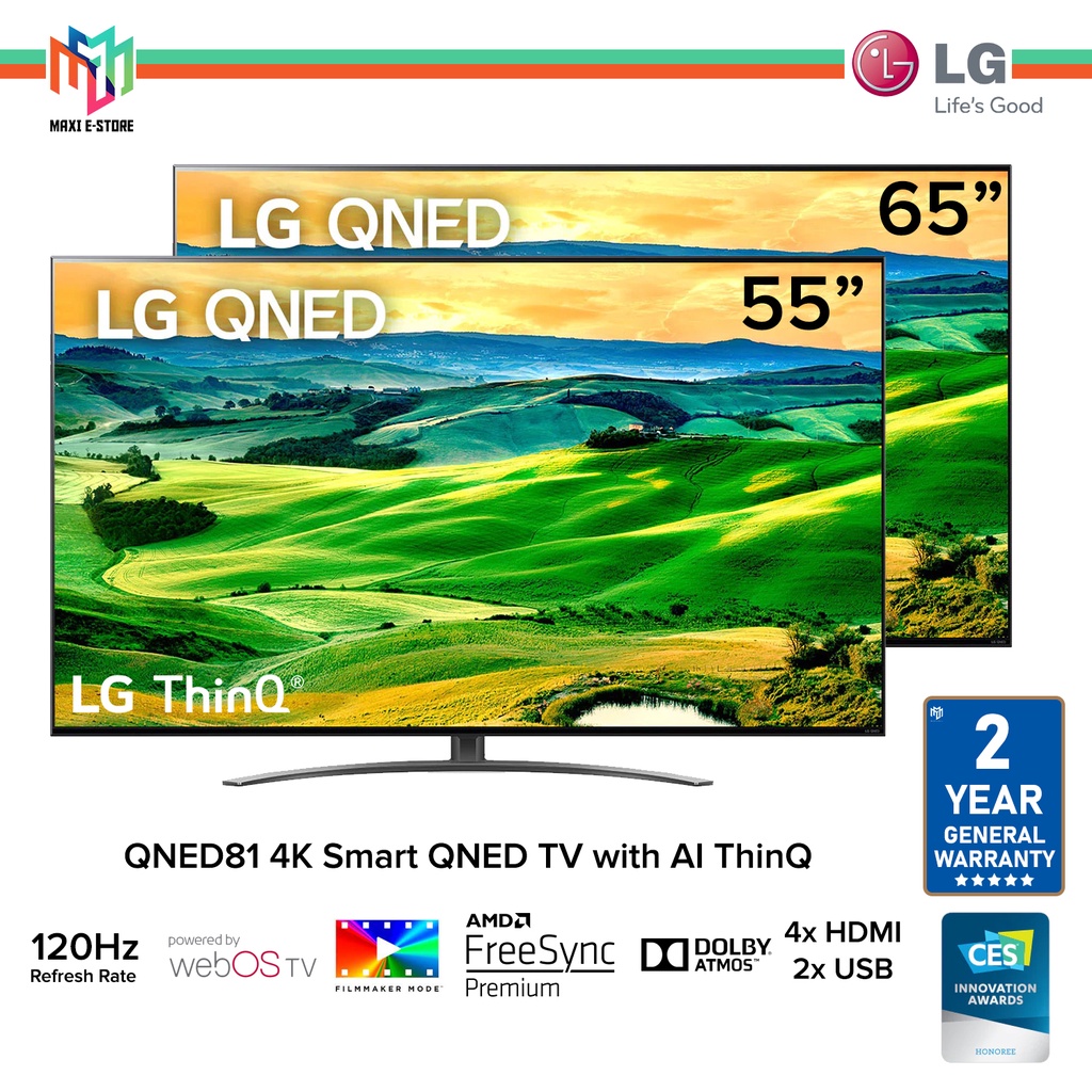 LG QNED81 4K Smart QNED TV with AI ThinQ (65 LG QNED81 4K Smart QNED TV with AI ThinQ (65