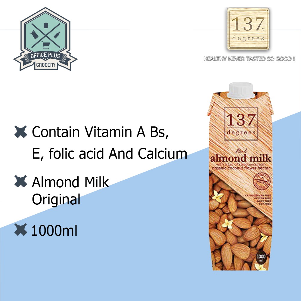 PROMO 137 ALMOND MILK ORIGINAL 1L | Shopee Malaysia