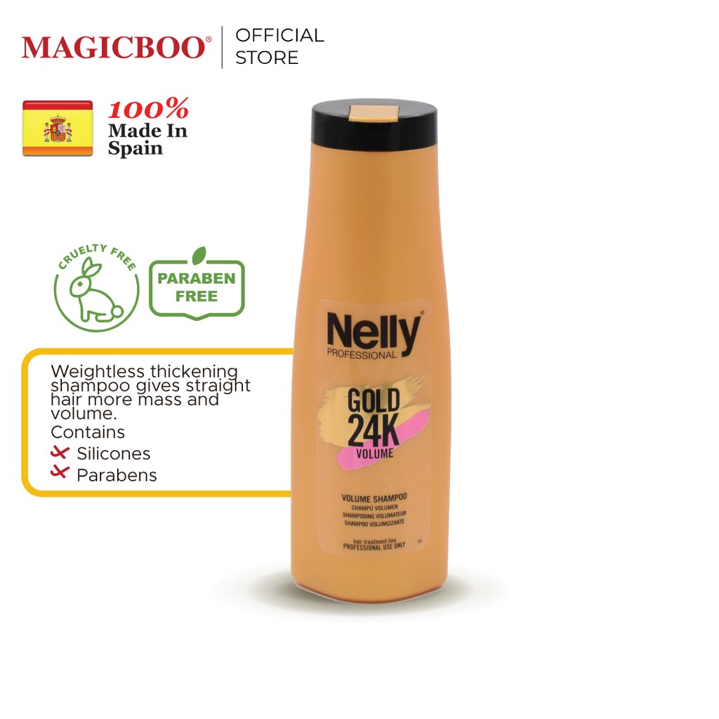 Magicboo Nelly Professional Gold 24K Volume Shampoo 400ml | Shopee Malaysia