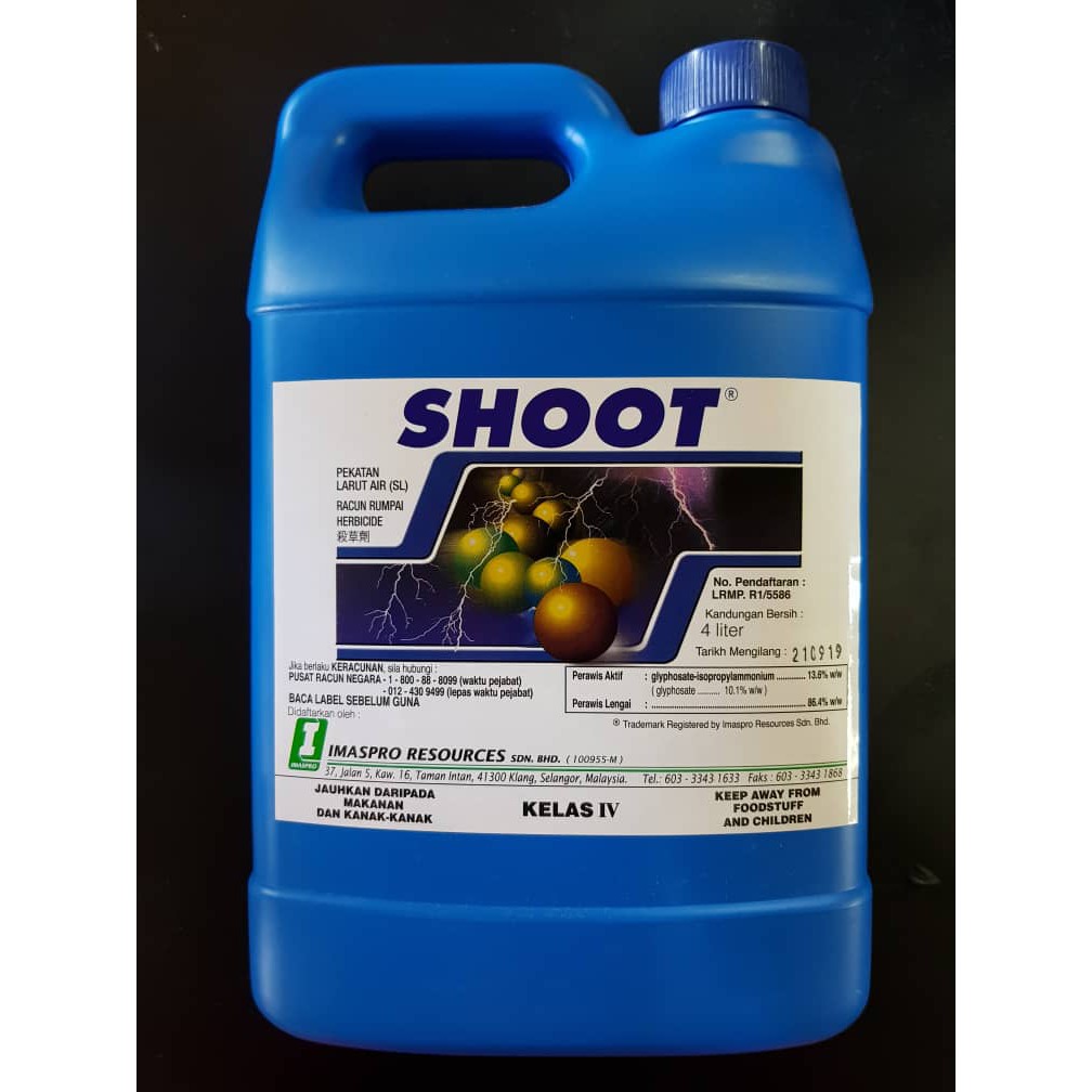SHOOT 4 LITER HERBICIDE / RACUN RUMPAI | Shopee Malaysia