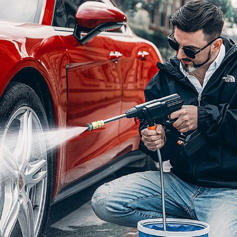 Waterjet High Pressure Water Jet Cordless Portable Cleaner Gun Mesin ...