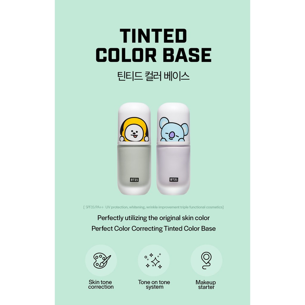 Bt21 tinted colour base vt cosmetics bts | BeeCost