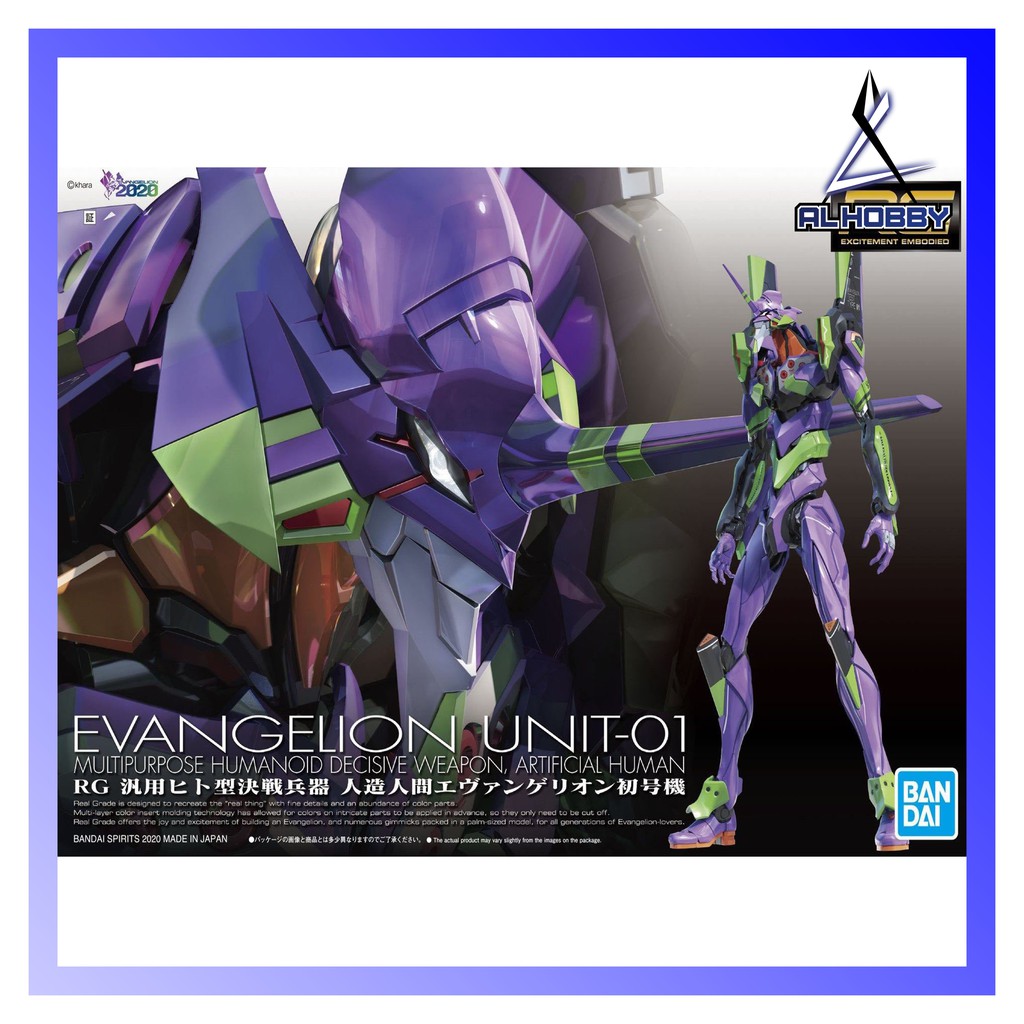 Bandai RG Eva Unit 01 Real Grade Evangelion Unit 01 Evangelion/Gundam ...