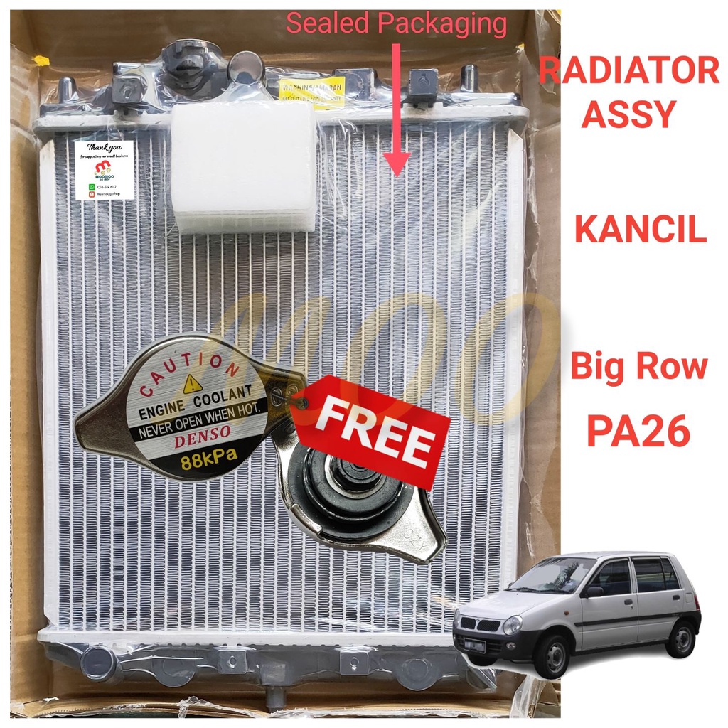RADIATOR ASSY TANGKI AIR RADIATOR PERODUA KANCIL 660 / 850 MANUAL ...